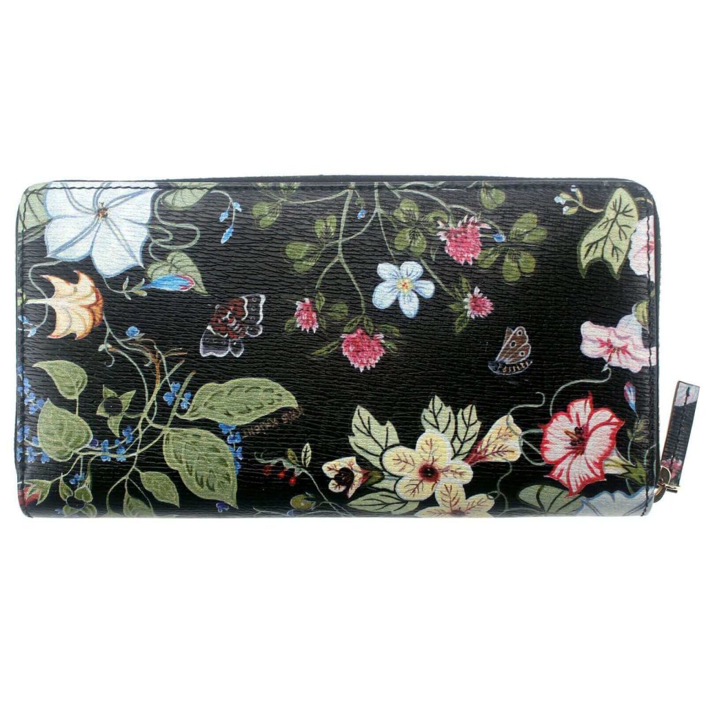 Gucci Wallet Sale | Flora Knight Leather Multicolor 309705 | BagBuyBuy